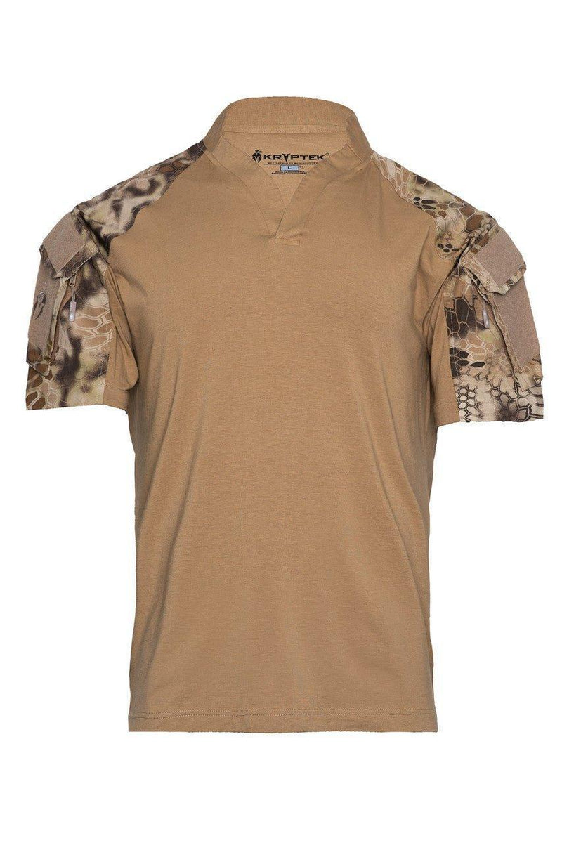 Tactical SS Rugby Shirt | Kryptek No Melt No Drip Camo Shirt